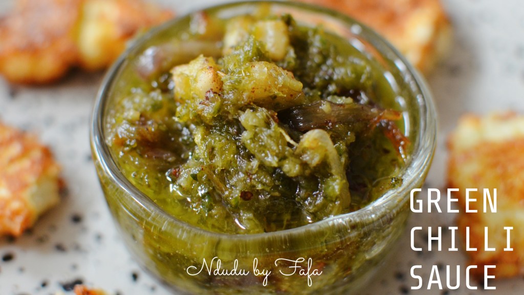THE TASTIEST WEST AFRICAN GREEN CHILLI SAUCE RECIPE – FAFA GILBERT